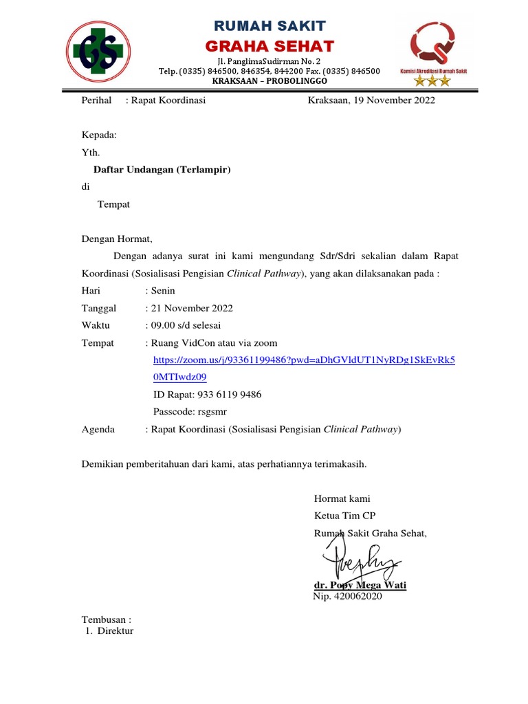 Surat Undangan CP 2 | PDF