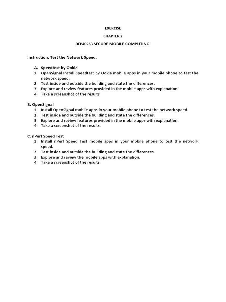 Exercise Chapter 2 (Ahmad f2008) | PDF | Mobile App | Ios