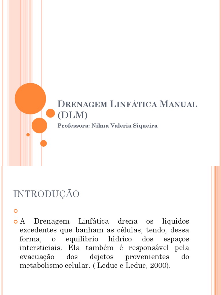 Drenagem Linfática Manual: Teoria e Prática | PDF | Sistema linfático ...