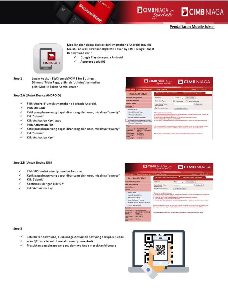 Install Mobile Token BizLite | PDF