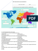 Continental Drift Quiz | PDF | Plate Tectonics | Continent