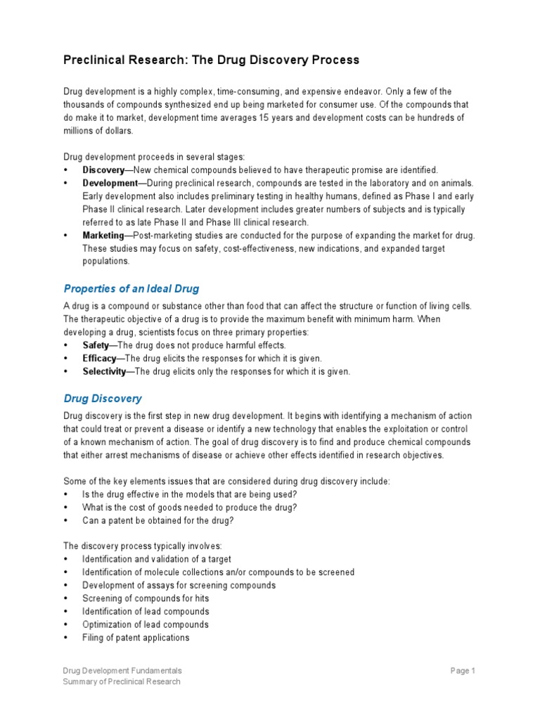 Drug | PDF | Phases Of Clinical Research | Drug Development