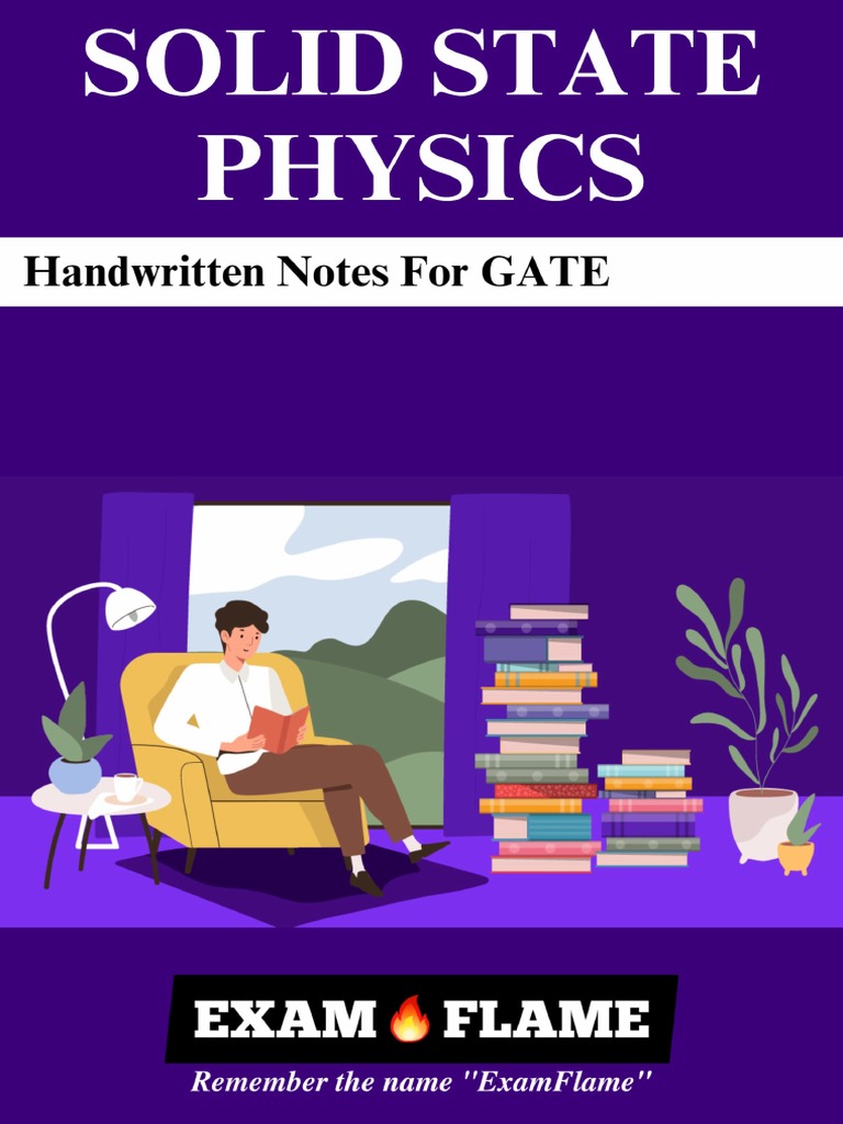 Solid State Physics Notes - ExamFlame | PDF
