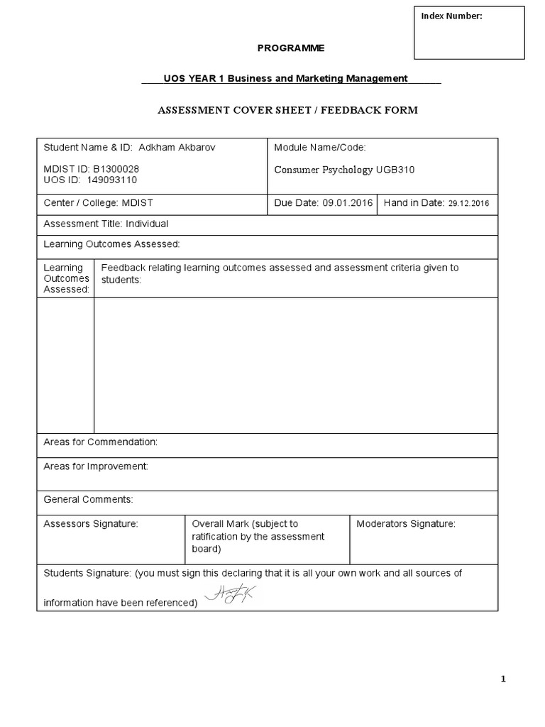 Consumer Psychology UGB310 | PDF | Consumer Behaviour | Marketing Consumer Psychology UGB310 | PDF | Consumer Behaviour | Marketing