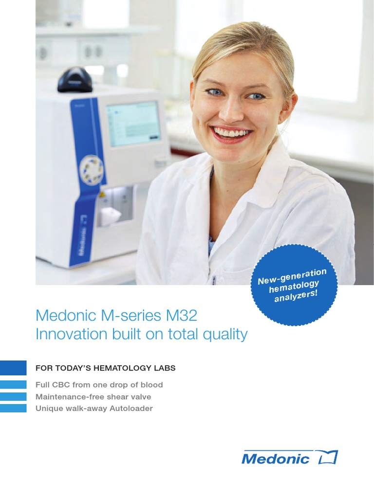 Medonic M-Series M32 Brochure | PDF | Usb | Menu (Computing)