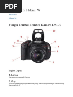 Mengenali Fungsi Tombol Dan Bagian Kamera DSLR | PDF | Komputer