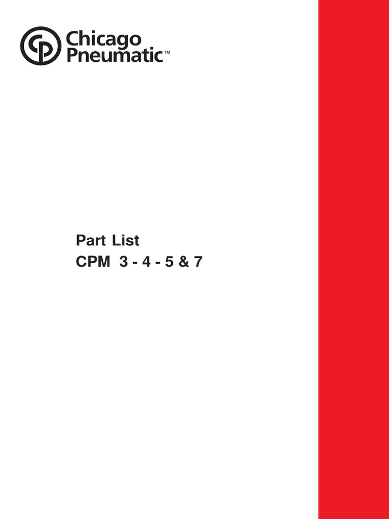 CPM Part List | PDF | Valve | Belt (Mechanical)