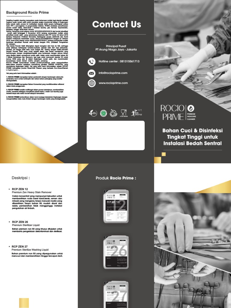Katalog Bahan Cuci & Disinfeksi Tingkat Tinggi Untuk Instalasi Bedah ...
