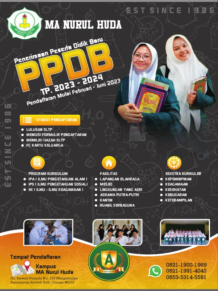 Pamflet Brosure Ppdb Manh Pdf