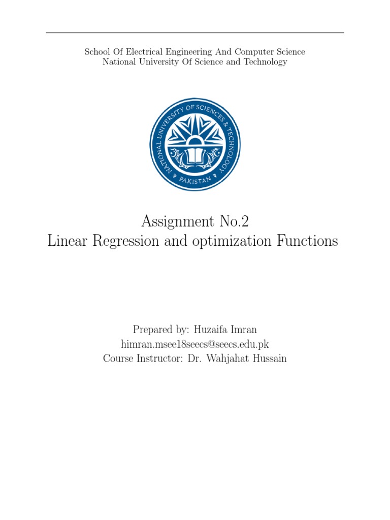 Linear Regression | PDF | Regression Analysis | Mathematical Optimization Linear Regression | PDF | Regression Analysis | Mathematical Optimization