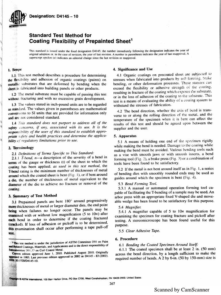 Astm d4145-10 | PDF