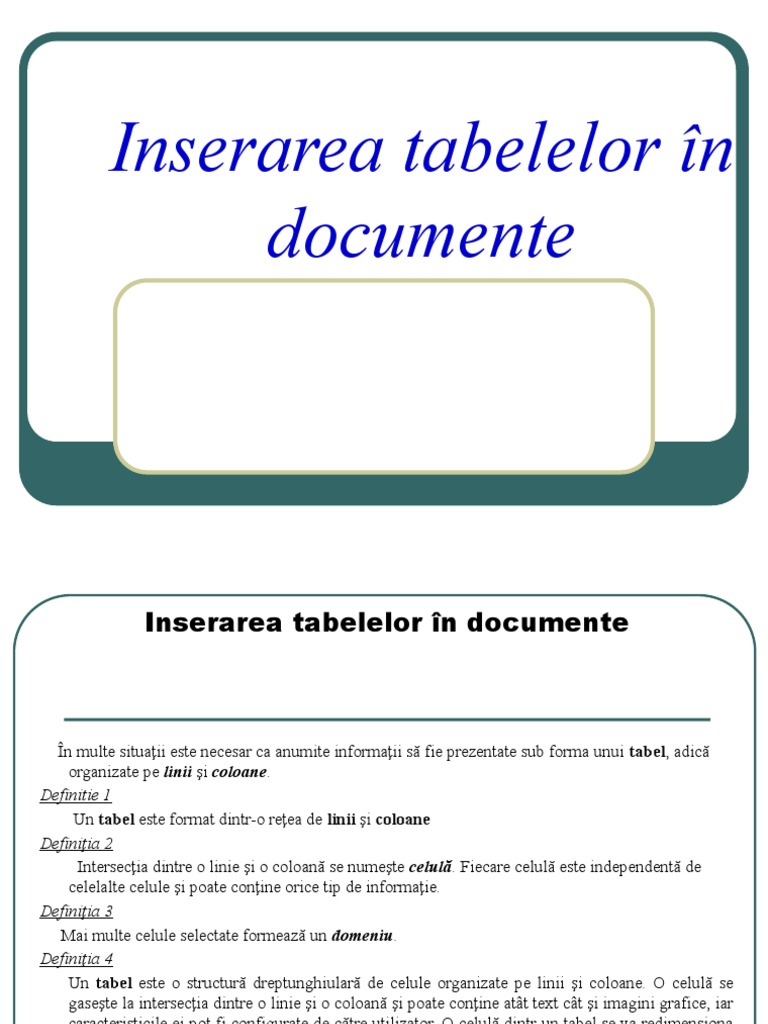 Tabele | PDF
