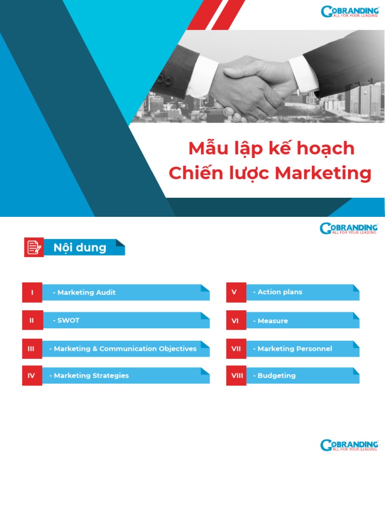Mau Lap Ke Hoach Chien Luoc Marketing | PDF