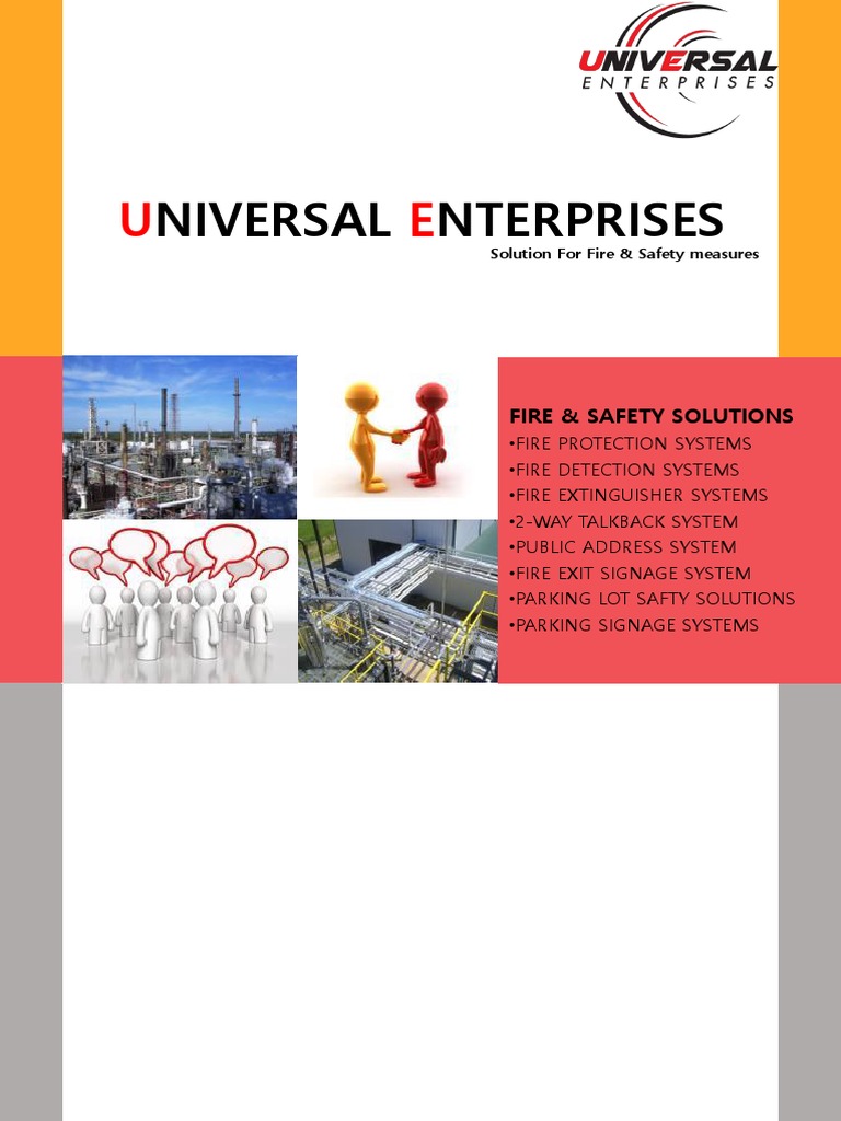 Universal Enterprises Fire & Safety Catalogue | PDF | Fire Sprinkler ...