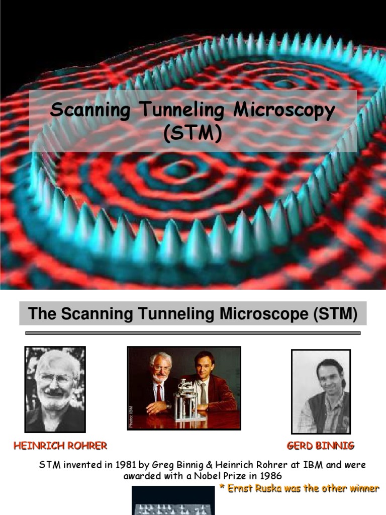 STM (2022) | PDF | Scanning Tunneling Microscope | Quantum Tunnelling