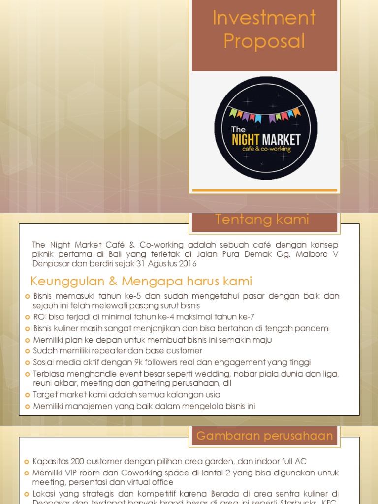 Proposal Investasi Koperasi Merah Putih | PDF