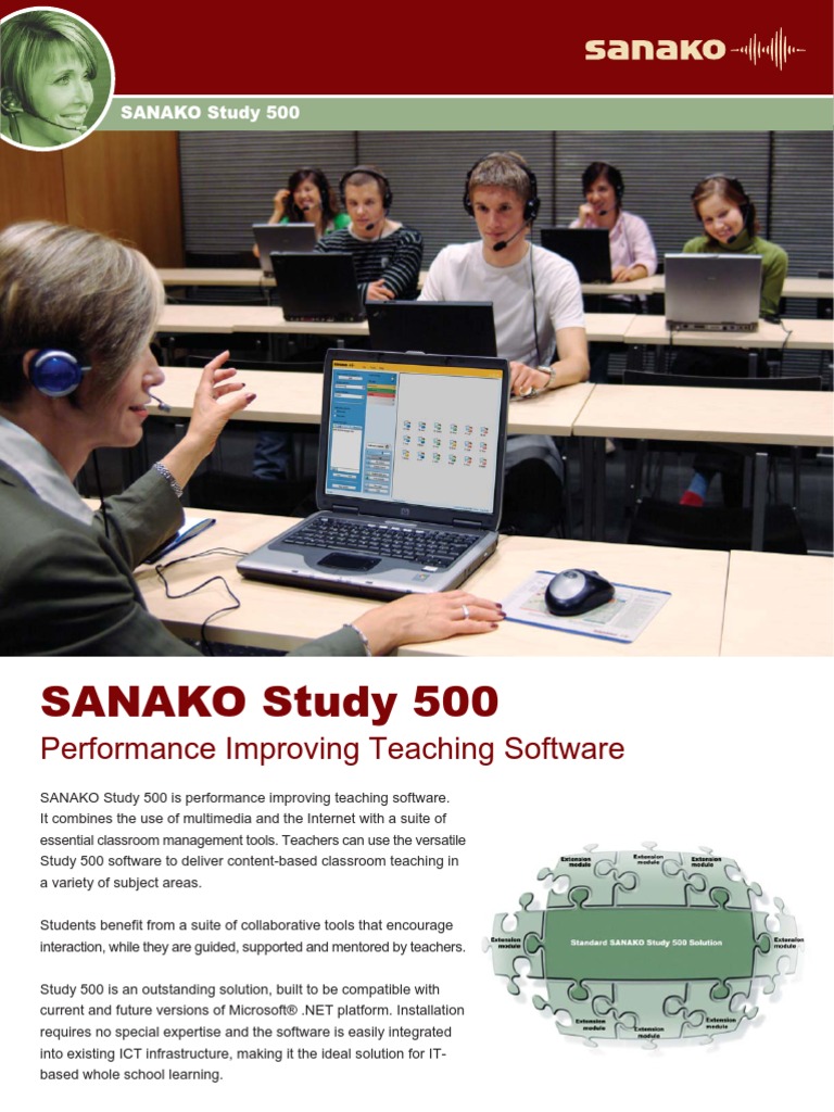 SANAKO Study 500 V 5.00 Brochure - Web | PDF | Internet | Microsoft Windows
