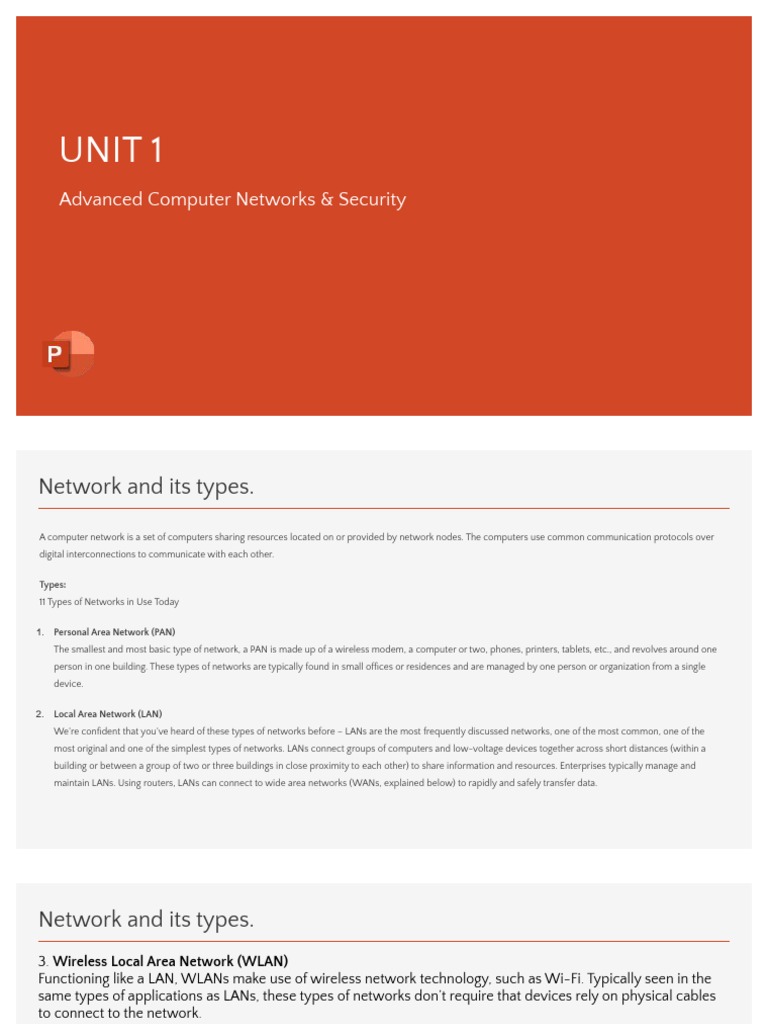 11 Types of Computer Networks Explained | PDF | Computer Network | Router (Computing)