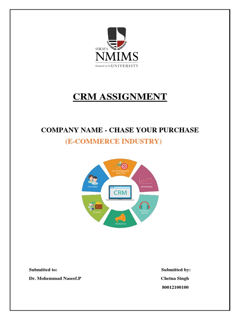 Chetna - Singh - 80012100100 - CRM - Assignment | PDF | Economies | Business