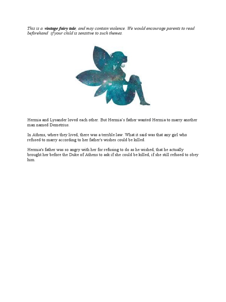 A Midsummer Night's Dream - Storyberries | PDF | A Midsummer Night's ...