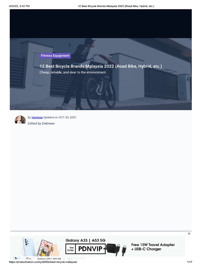 12 Best Bicycle Brands Malaysia 2022 (Road Bike, Hybrid, Etc. - PRODUCTNATION - CO | PDF