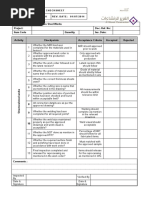 Machining In-Process Inspection Checklist | PDF | Secondary Sector Of ...