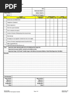 Machining In-Process Inspection Checklist | PDF | Secondary Sector Of ...