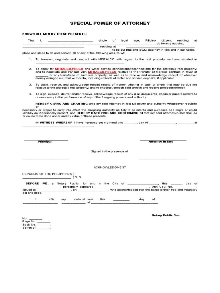 SPA Cavite | PDF | Power Of Attorney | Notary Public