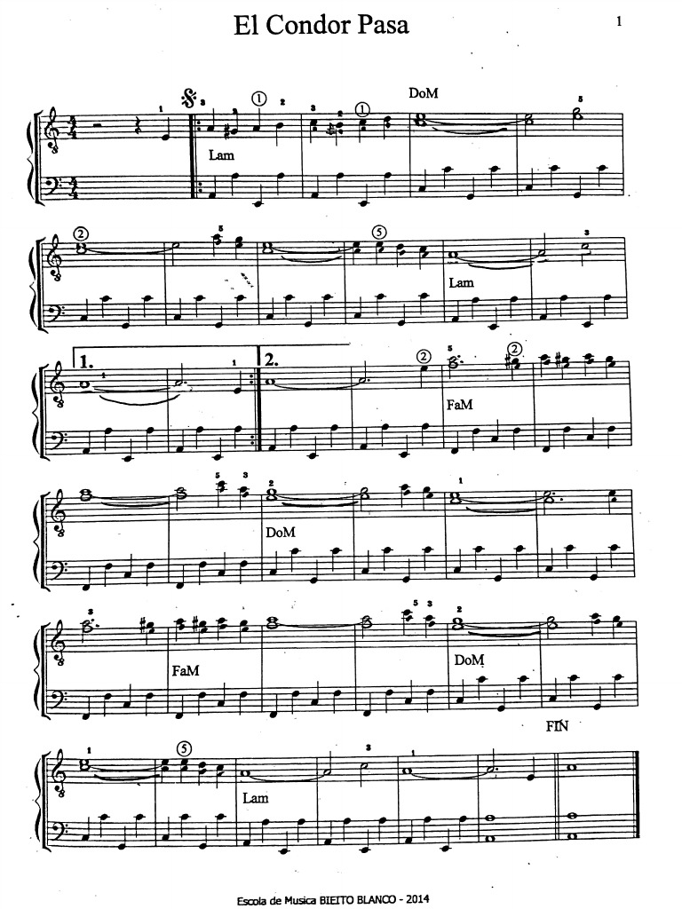 El Cóndor Pasa | PDF