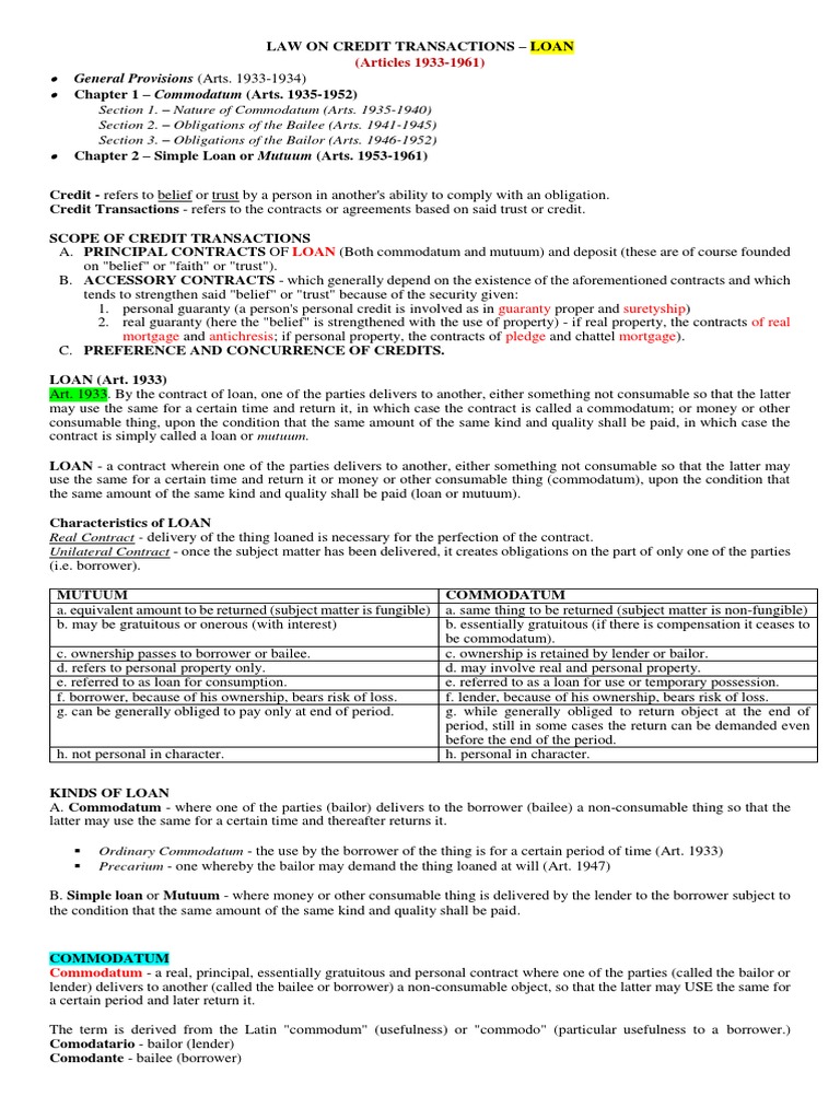 LOAN | PDF | Loans | Interest