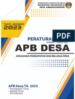 Contoh Perdes APBDes Tahun 2025 | PDF