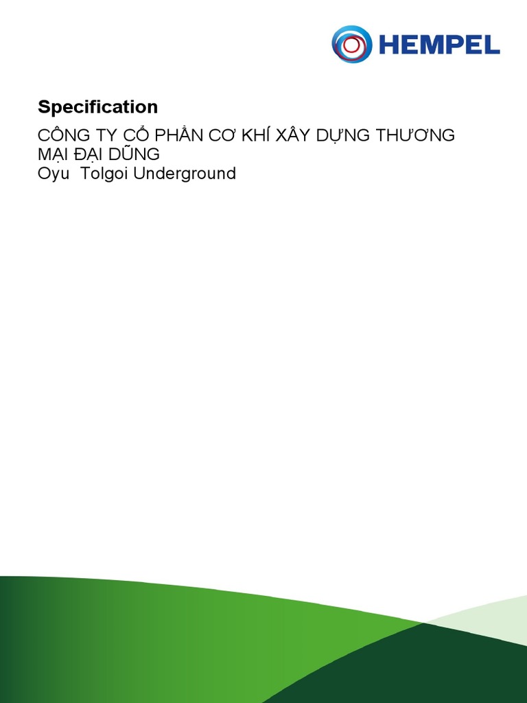 Hempel Spec | PDF | Abrasive | Paint