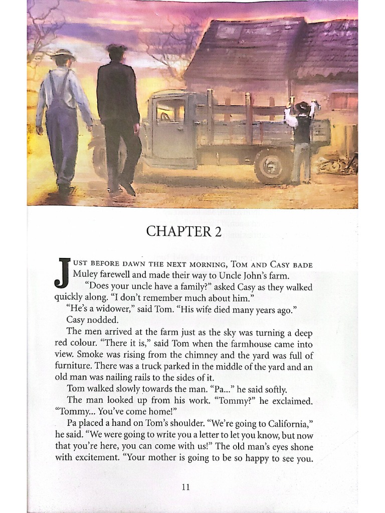 Chapter 2... The Grapes of Wrath - Activity | PDF