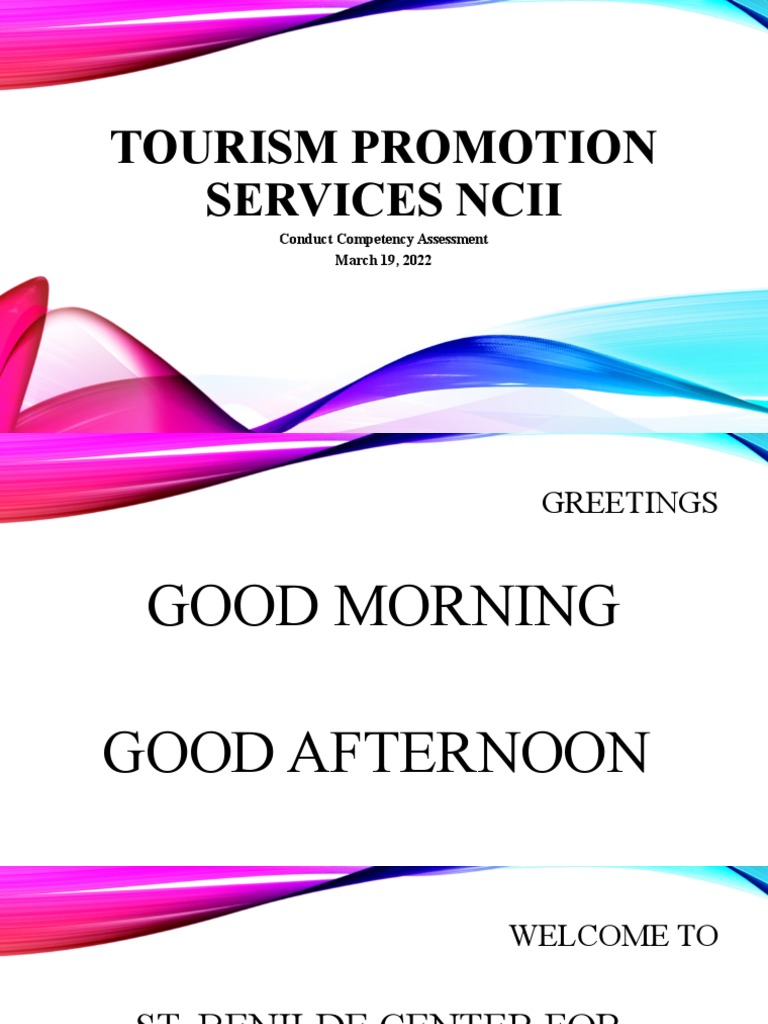 Tourism Promotion Services NCII Assessment Guide | PDF | Informed Consent