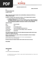 Maersk Container Guarantee Permanent Letter | PDF | Supply Chain ...