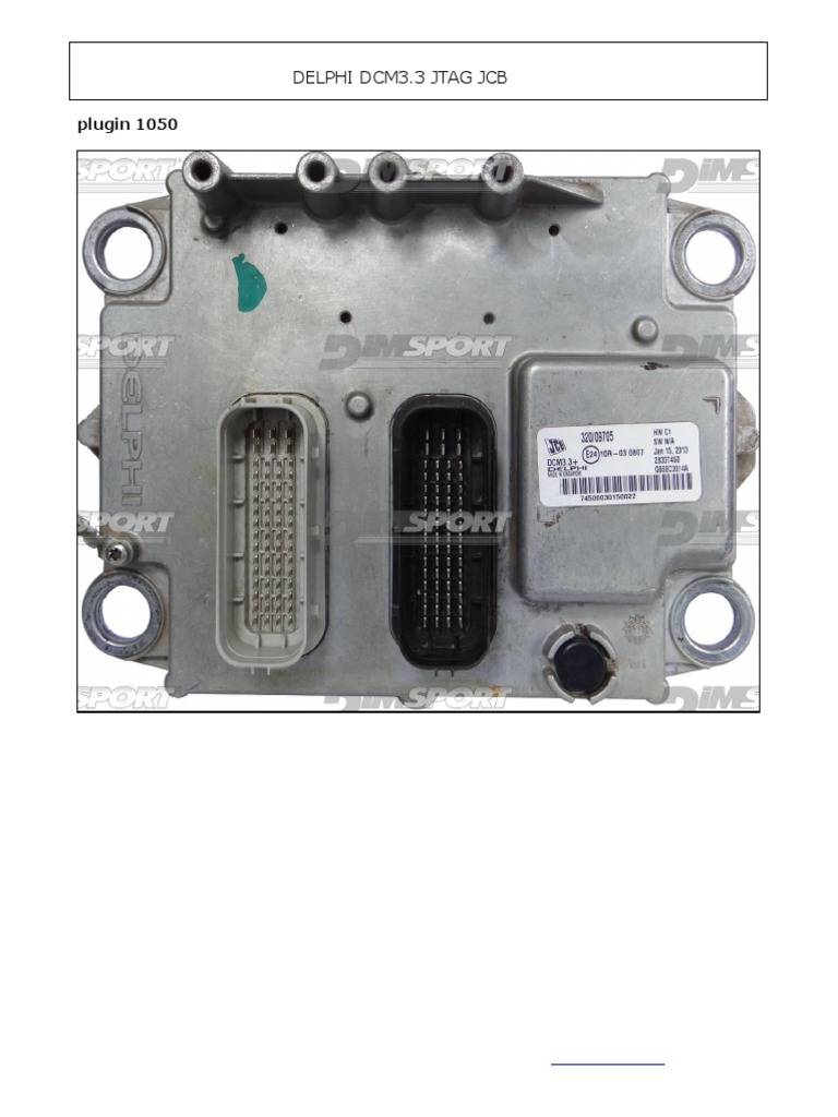 Delphi Dcm3.3 Jtag JCB | PDF