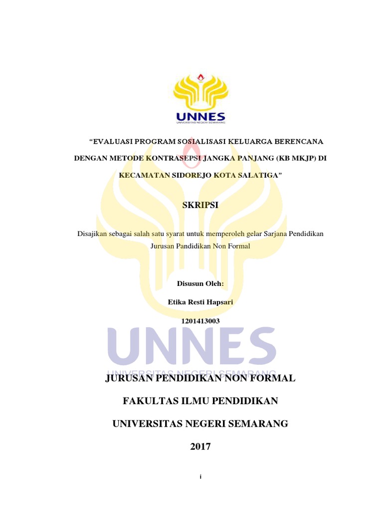 Evaluasi Program KB MKJP Salatiga | PDF | Pengembangan Diri