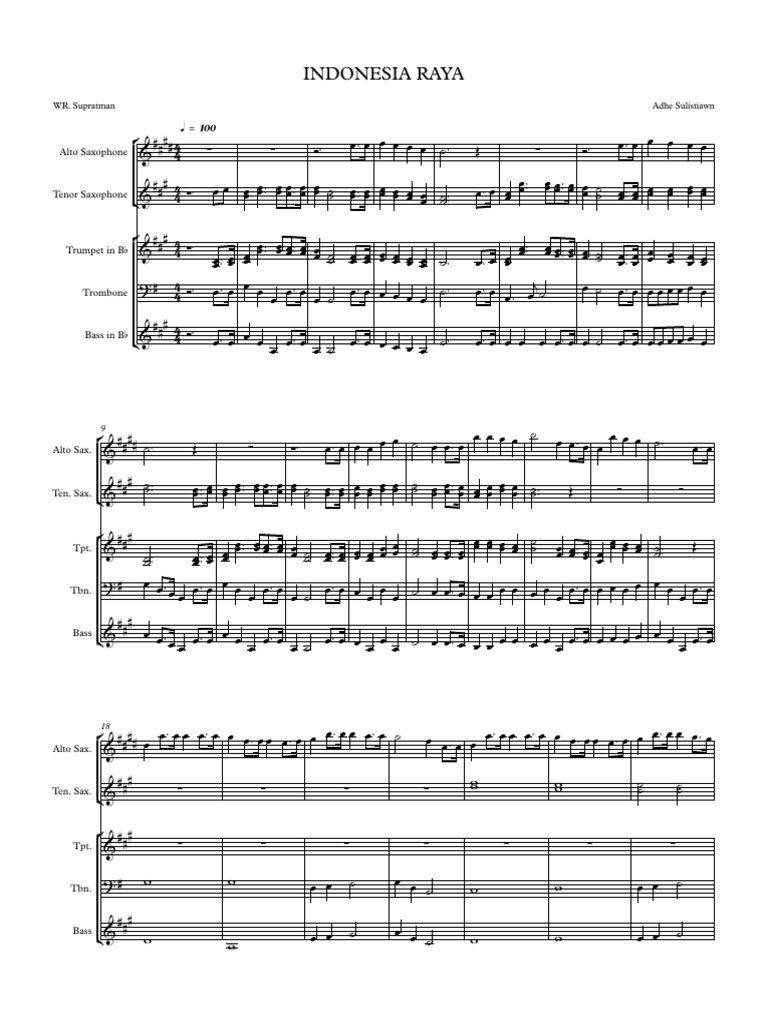 INDONESIA RAYA - Score and Parts | PDF | Échecs | Ouverture (échecs)