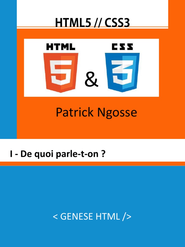 HTML5CSS3 | PDF | Html | Langage de balisage HTML5CSS3 | PDF | Html | Langage de balisage