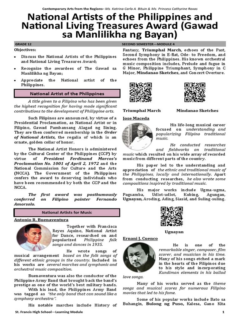 Grade 12 Cpar M4 | Download Free PDF | Philippines | Weaving