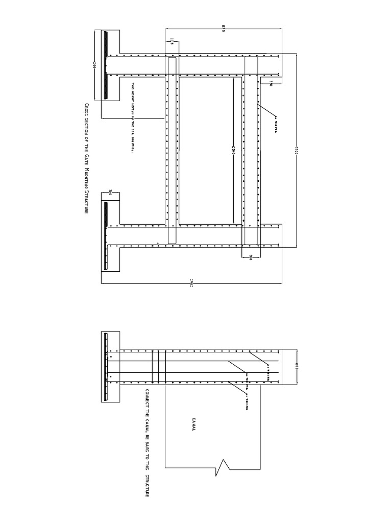 Gate Mounting Structure Details | PDF
