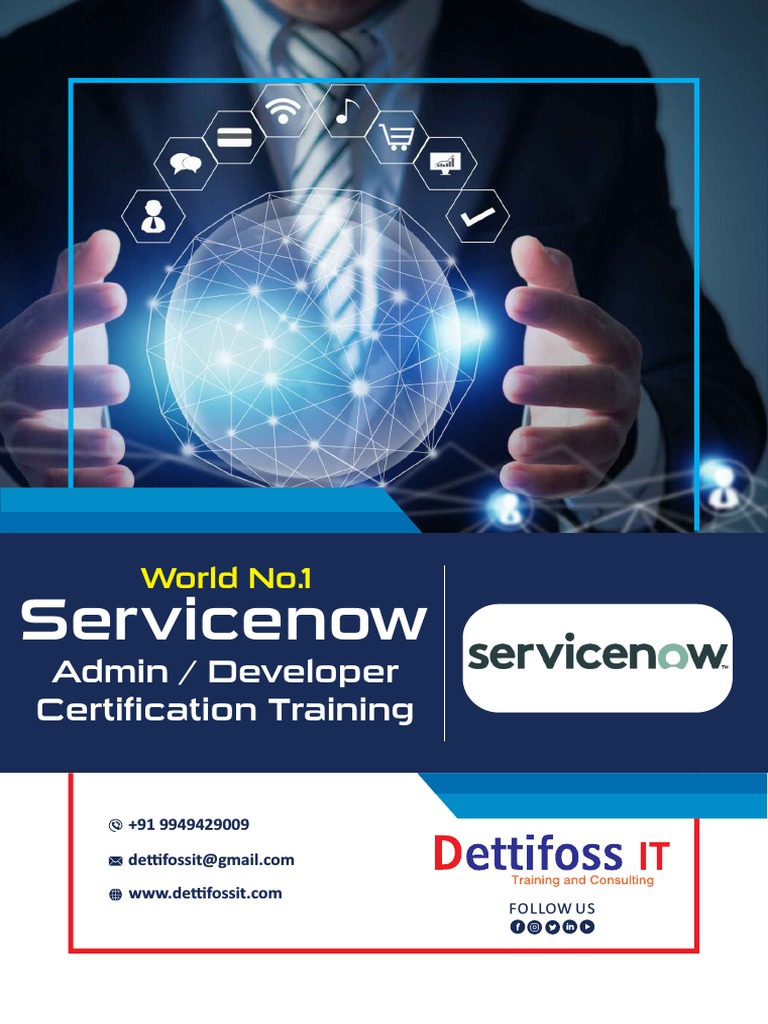 Servicenow Curriculum by Mr. Srinivas Sunkara Dettifoss IT | PDF | Java ...
