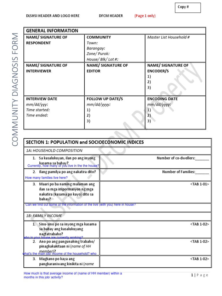 CDX-Form UPDATED (With English Translation) | PDF | Traditional ...