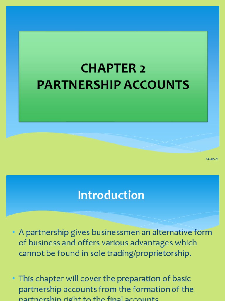 Chapter 2 - Normal Partnership | PDF | Partnership | Private Law