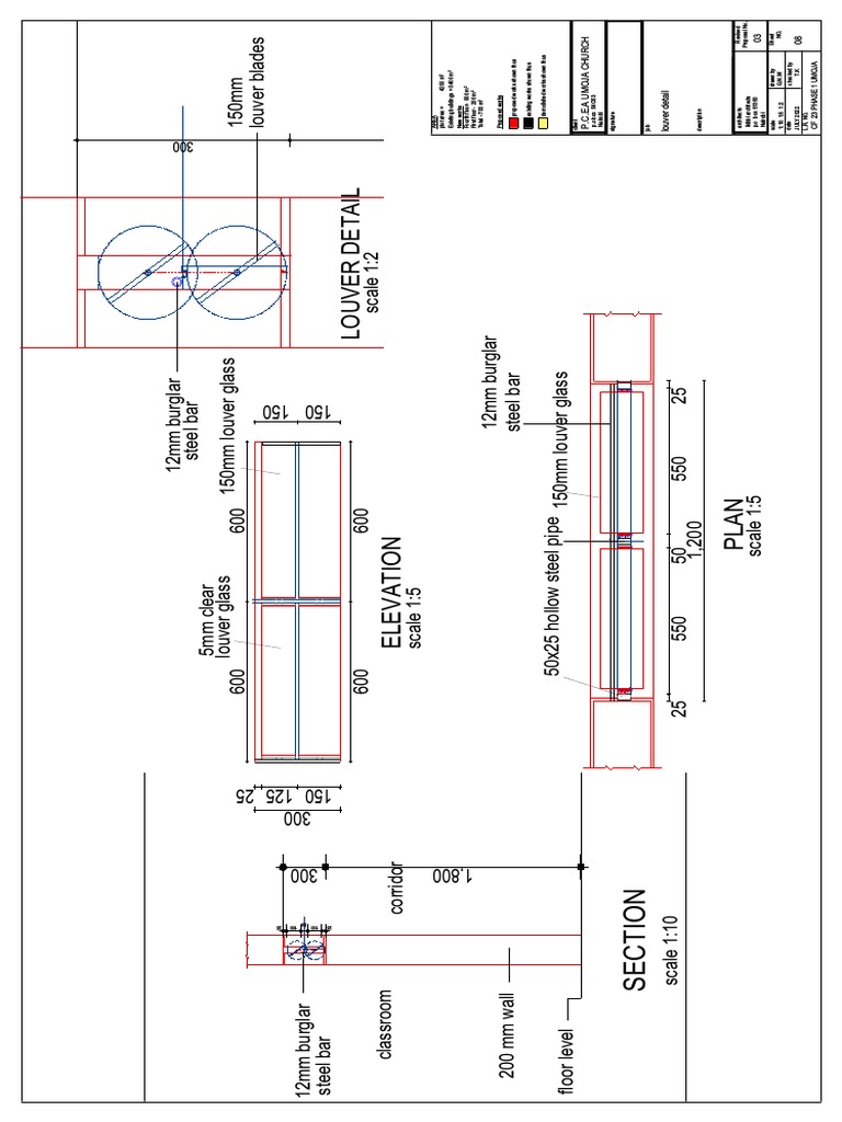 Louver Detail | Download Free PDF | Building | Components