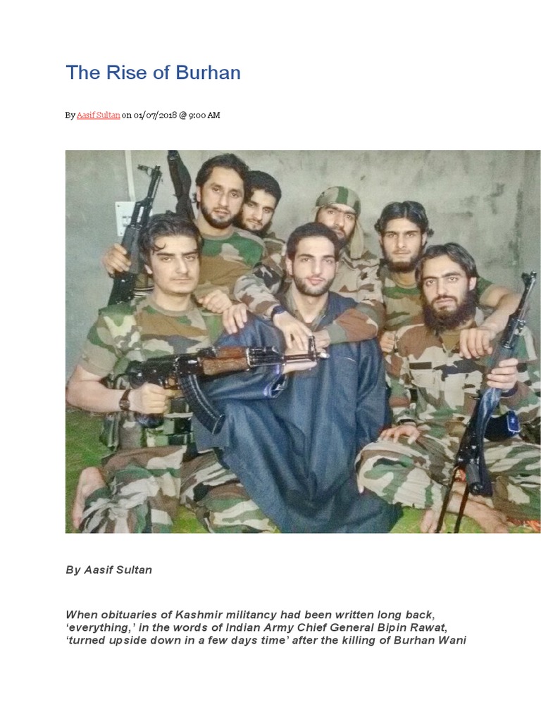 The Rise of Burhan by Asif Sultan | PDF | Al Qaeda | World Politics