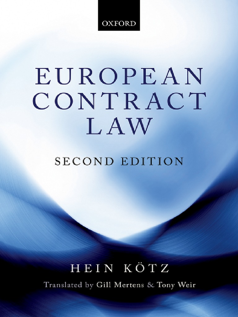 European Contract Law (2nd Edition) (... | PDF | Assignment (Law ...