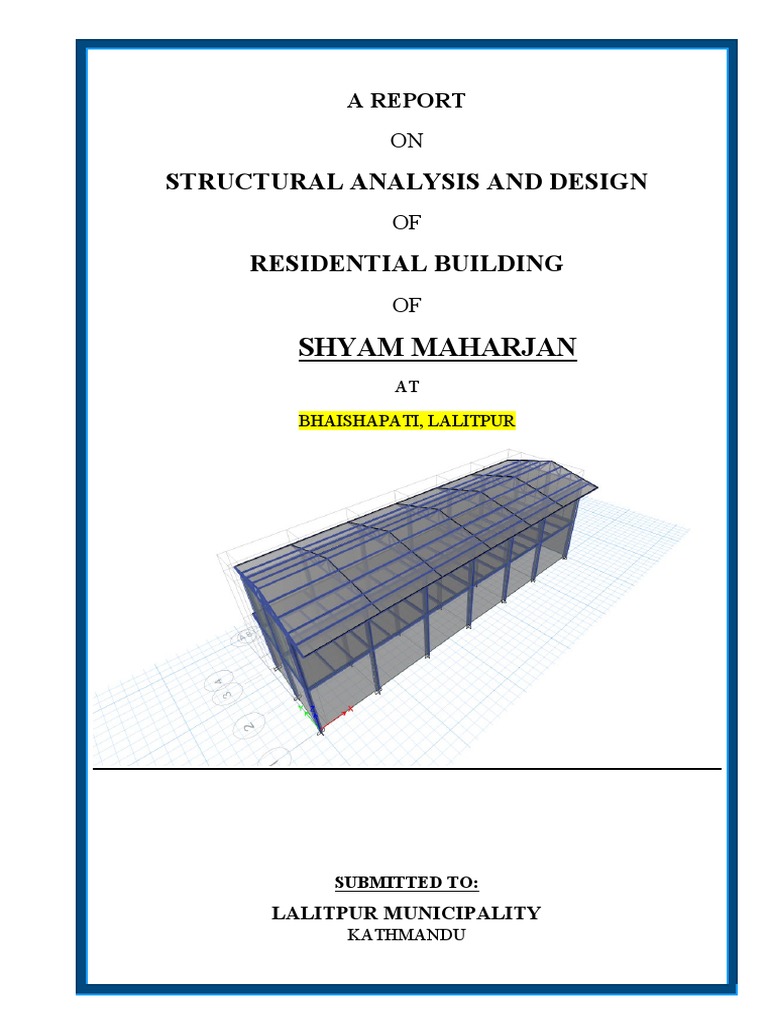 STRUCTURE - REPORT - Ahyam | PDF | Beam (Structure) | Bending