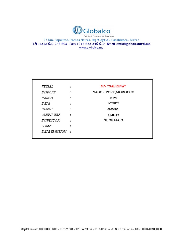 Final Draft Survey MV Ultra Passion | PDF | Fuel Oil | Transport