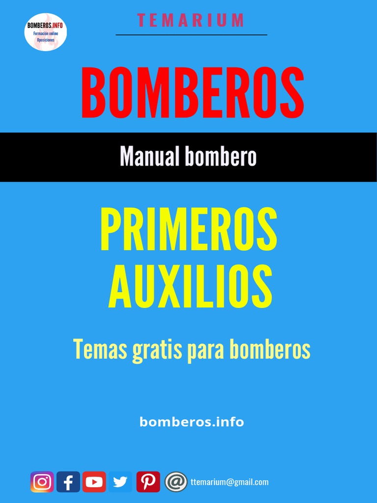 Bomberos - Info Primeros Auxilios Manual Bomberos | PDF | Sistema respiratorio | Reanimación ...